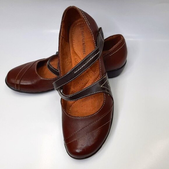 Naturalizer | Shoes | Naturalizer Nelson Mary Jane Leather Shoes Sz 7 ...
